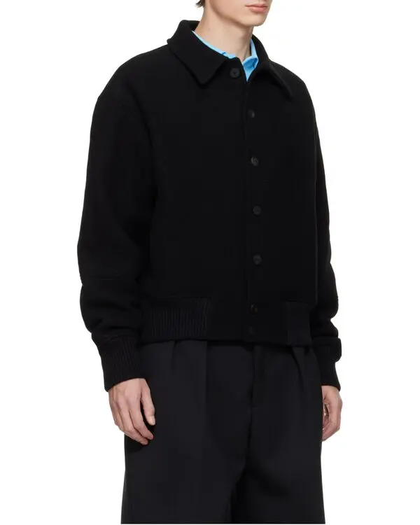 Jacquemus The Feltro Bomber Jacket - Black