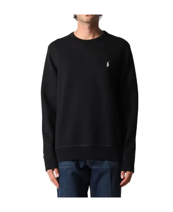 Polo Ralph Lauren Pony Embroidered Crewneck Sweatshirt - Black