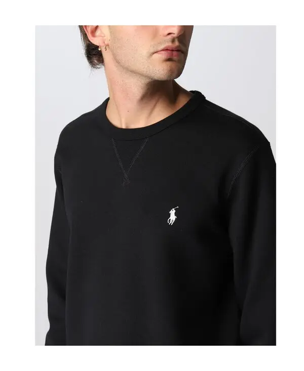 Polo Ralph Lauren Pony Embroidered Crewneck Sweatshirt - Black