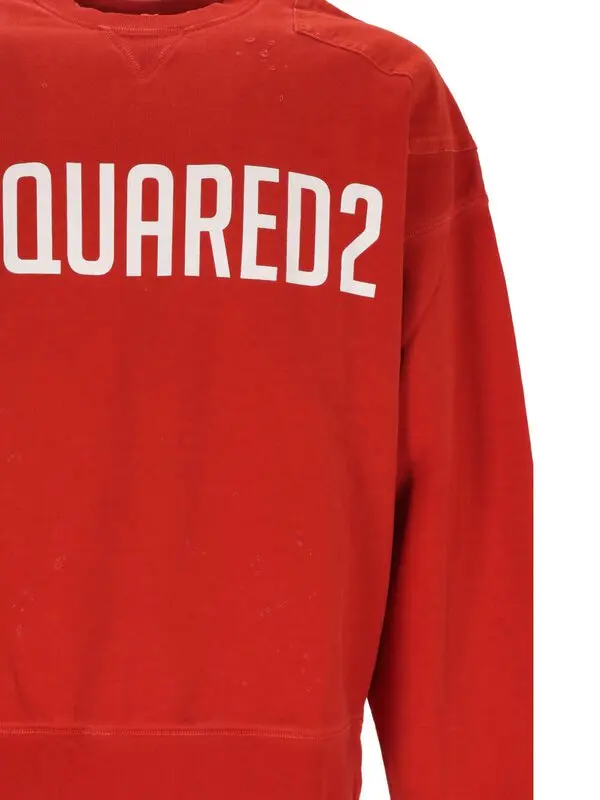 Dsquared2 Logo Printed Crewneck Sweatshirt