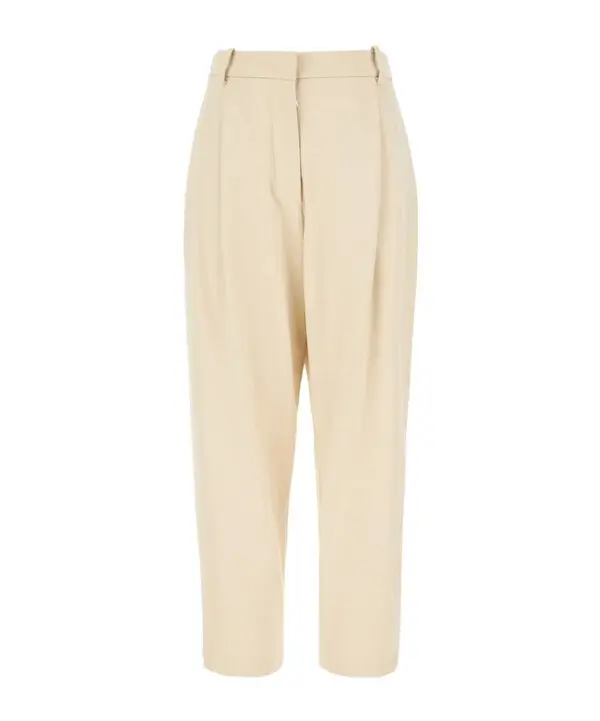 MOORER Tailored Casual Pants With Belt Loops