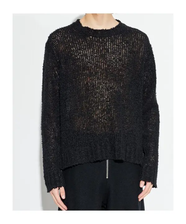 JIL SANDER Open-knit Crewneck Jumper
