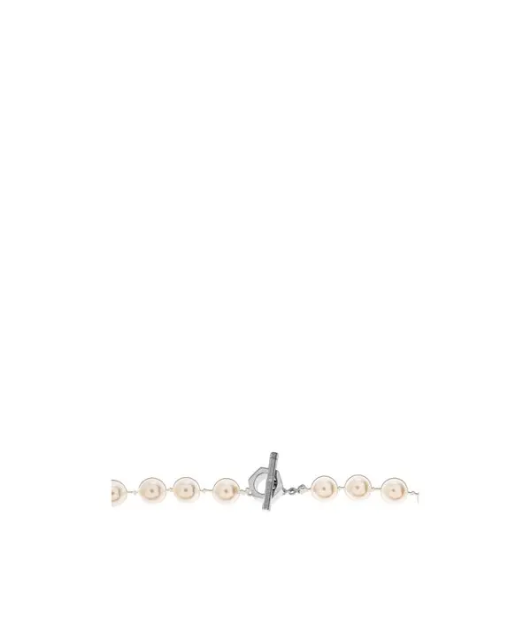 Marni Embellished Pearl Necklace - Yellow