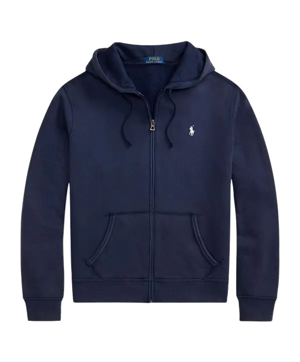 Polo Ralph Lauren Embroidered Zip-up Hoodie - Black