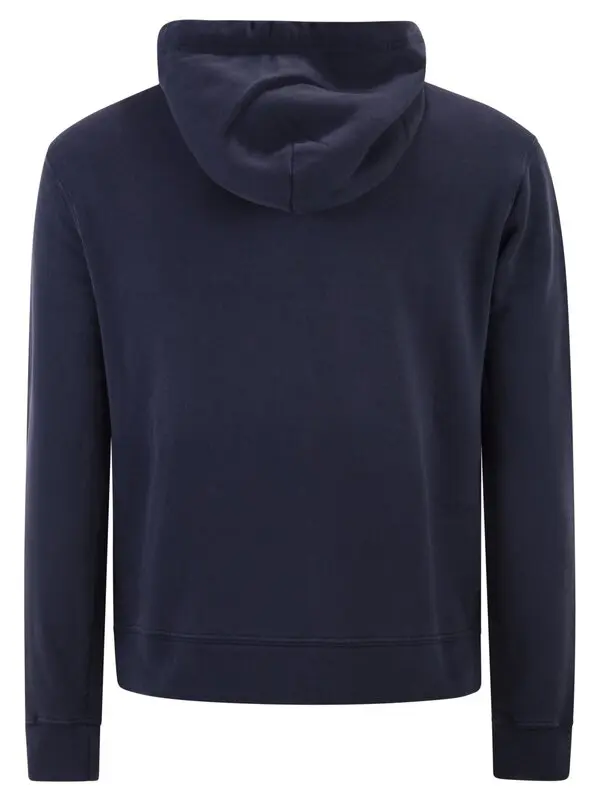 Polo Ralph Lauren Embroidered Zip-up Hoodie - Dark Blue