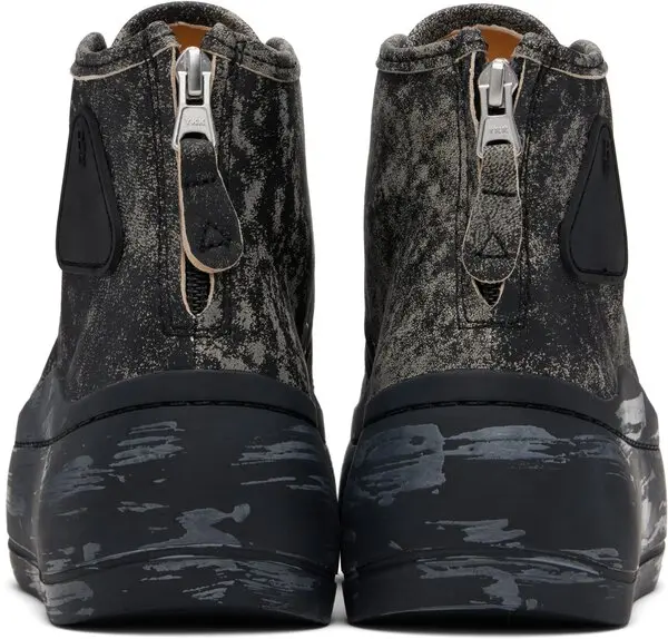 R13 Kurt High-top Sneakers - Black