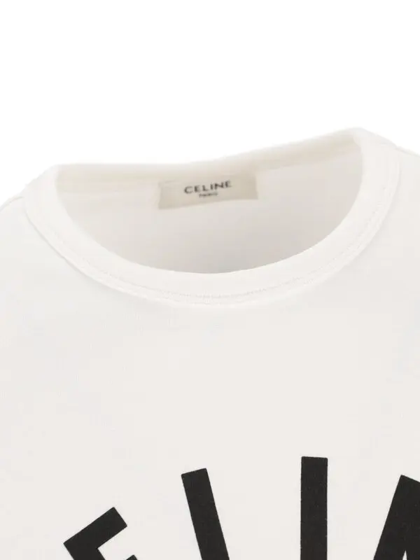 Celine Short-sleeved T-shirt With Round Neck