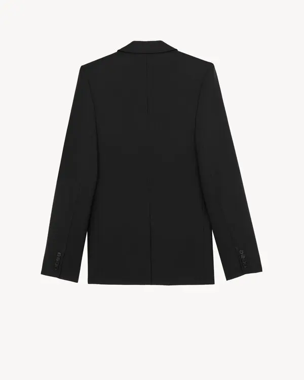 Saint Laurent Long Sleeve Single-breasted Jacket