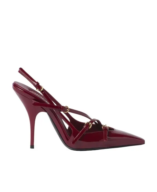 Miu Miu Pointed Toe Slingback Pumps