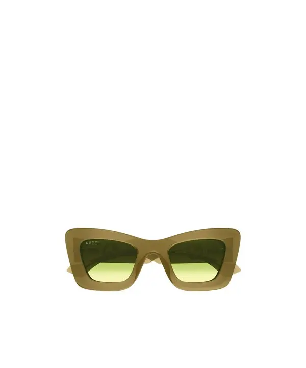 Gucci Cat Eye Frame Sunglasses - Green