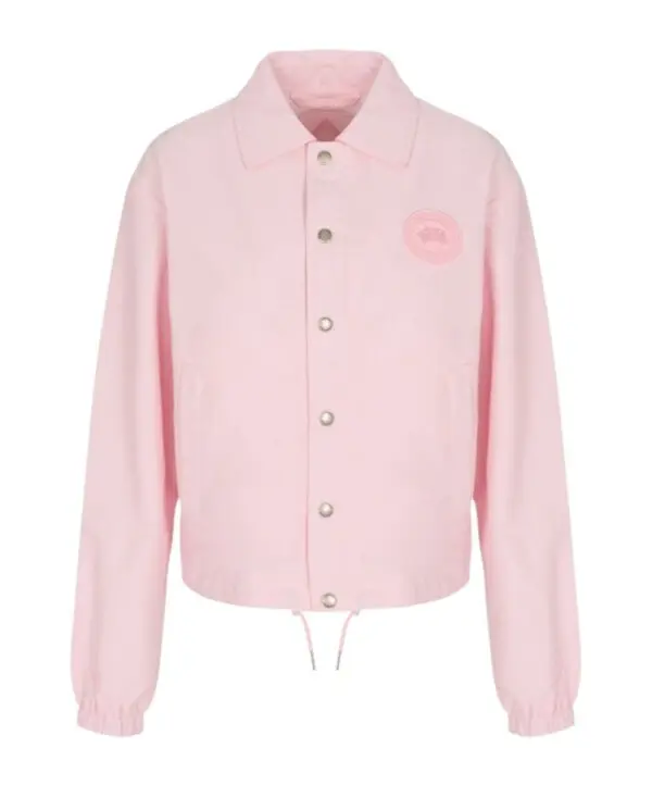 Canada Goose Button-up Drawstring Jacket - Pink