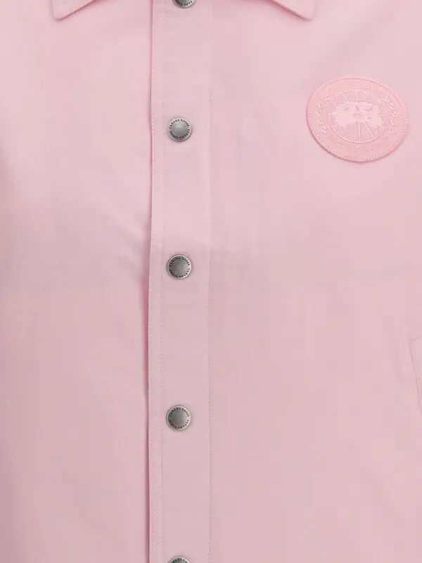 Canada Goose Button-up Drawstring Jacket - Pink
