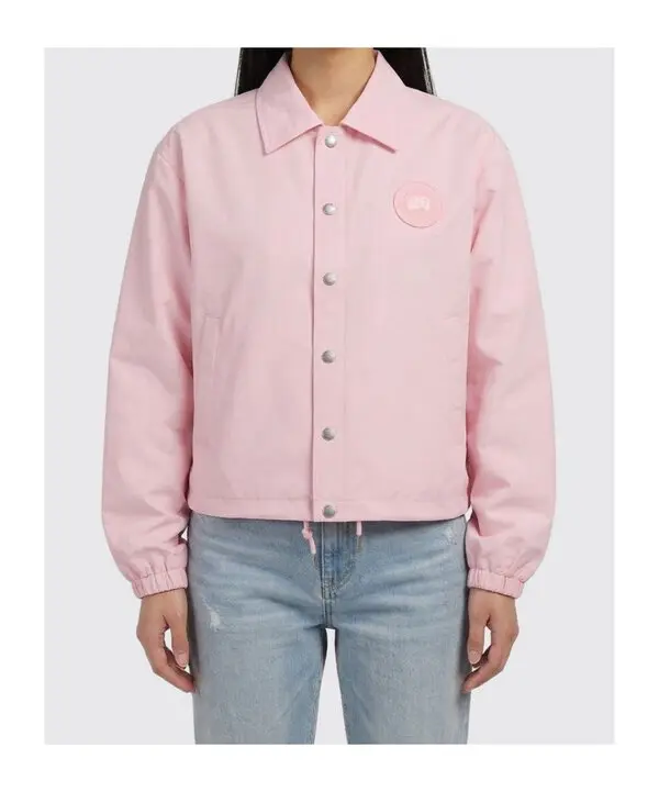 Canada Goose Button-up Drawstring Jacket - Pink