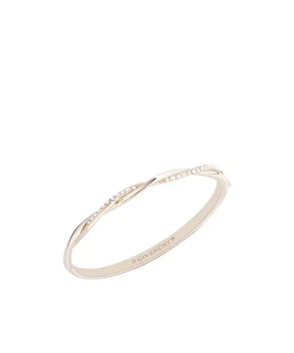 Givenchy Crystal Logo Bracelet - Golden