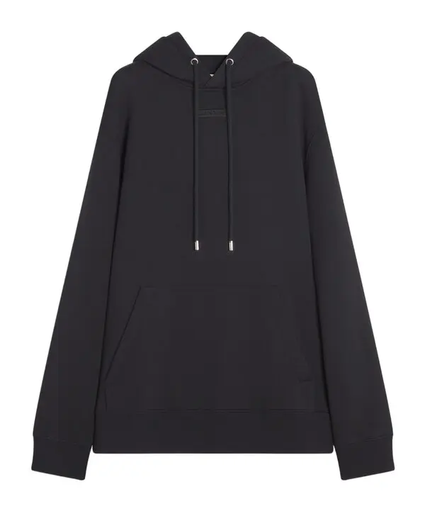 LANVIN Logo Embroidered Drawstring Hoodie