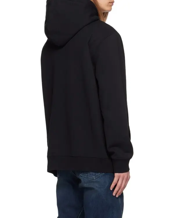 LANVIN Logo Embroidered Drawstring Hoodie