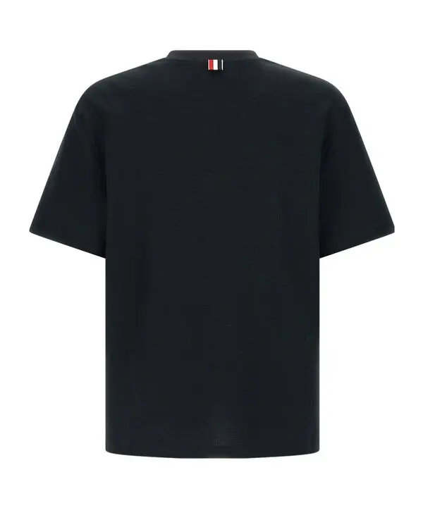 Thom Browne Rwb Embroidered Crewneck T-shirt - Blue