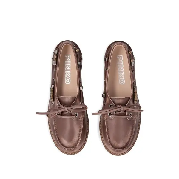 Pinko Round Toe Boat Shoes