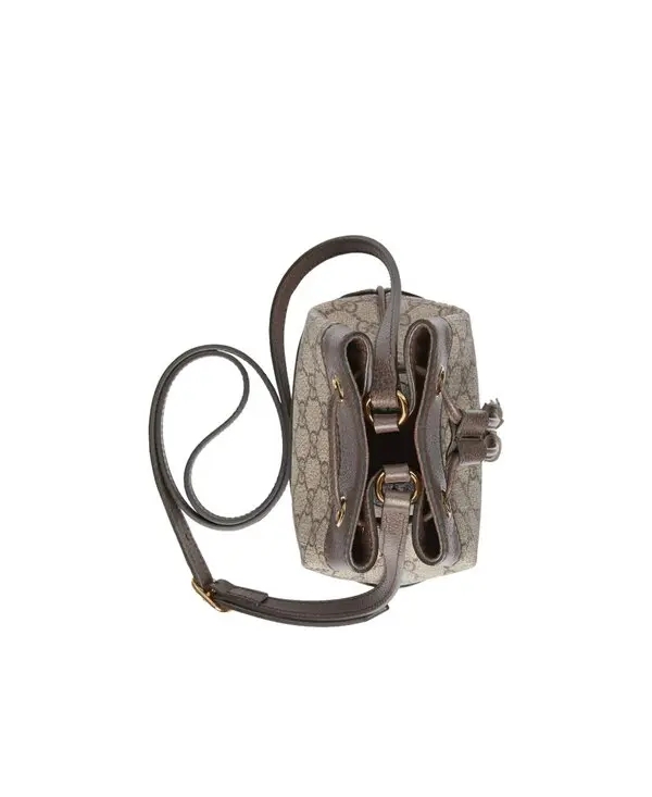 Gucci Ophidia Mini Bucket Bag - Beige/ebony