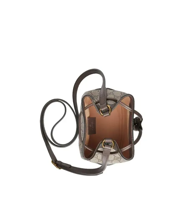 Gucci Ophidia Mini Bucket Bag - Beige/ebony
