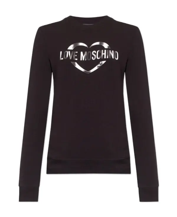 Moschino Long Sleeve Logo Top