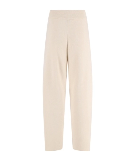Moncler Drawstring Knitted Trousers - White
