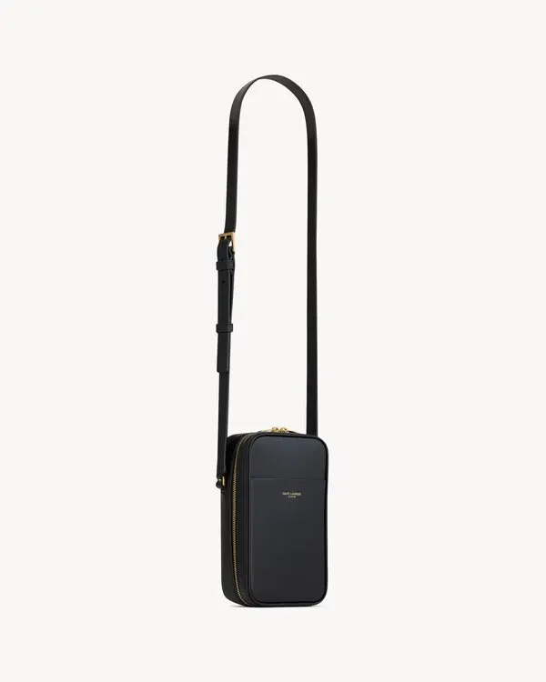 Saint Laurent Zip-up Nano Messenger Bag