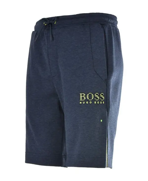 Hugo Boss Logo Straight Shorts - Blue