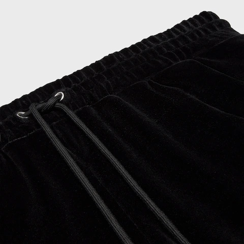 Celine Tracksuit Pants In Velvet Jersey