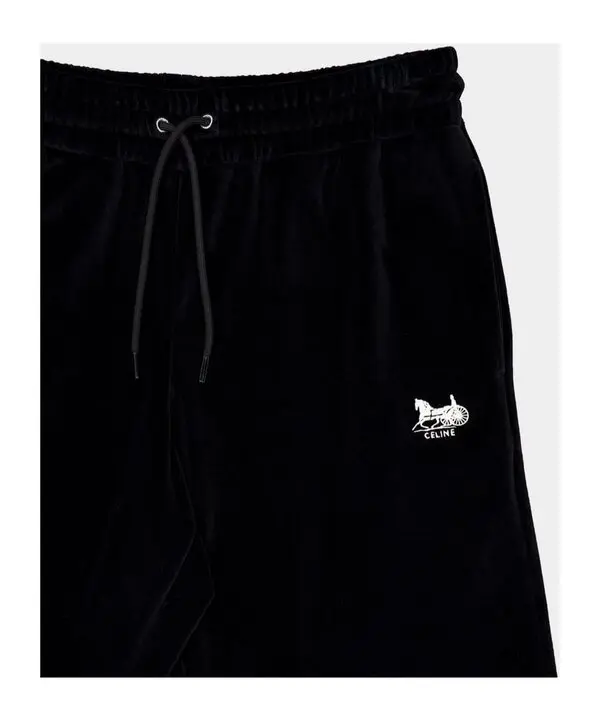 Celine Tracksuit Pants In Velvet Jersey