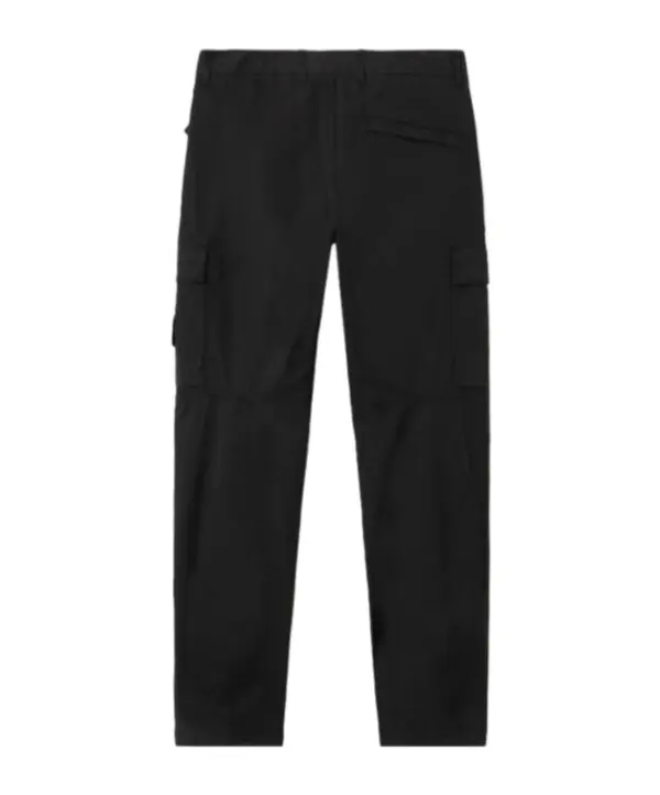 Stone Island Tapered Cargo Trousers - Black