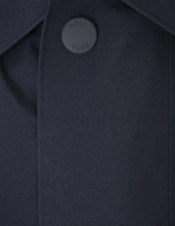 Hugo Boss Water-repellent Button-up Coat