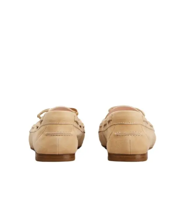 ROGER VIVIER Très Vivier Boat Loafers In Suede With Crystal Buckle
