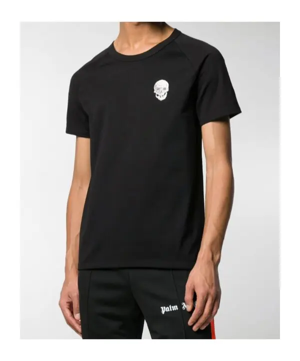 Alexander McQueen T-shirt With Round Neck And Short Sleeves
