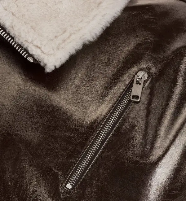 Dior Sheep Fur Blouson With Cannage Collar