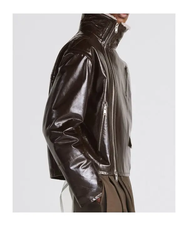 Dior Sheep Fur Blouson With Cannage Collar