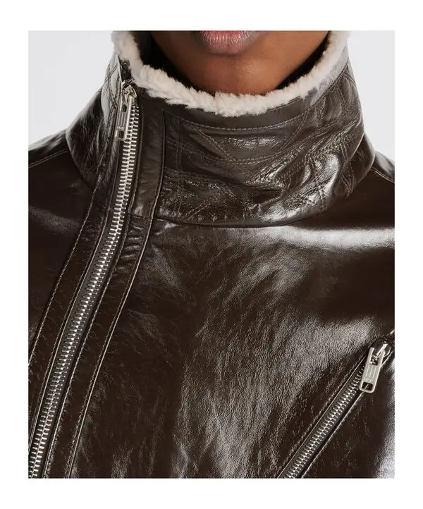 Dior Sheep Fur Blouson With Cannage Collar