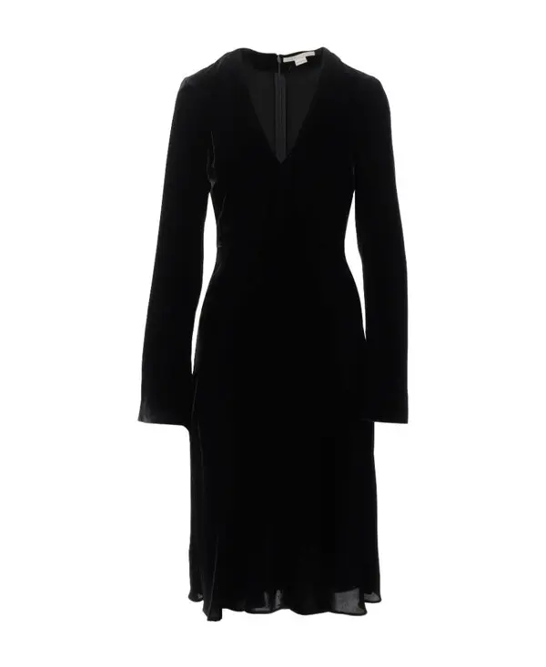 Stella McCartney V-neck Long Sleeve Midi Dress