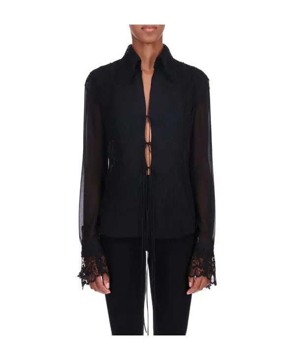 Ermanno Scervino Lace Detail Shirt