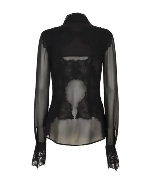 Ermanno Scervino Lace Detail Shirt - No