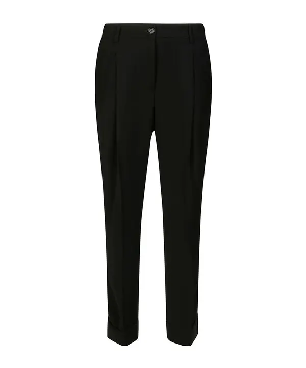 P.a.r.o.s.h Pleated Casual Trousers - Black