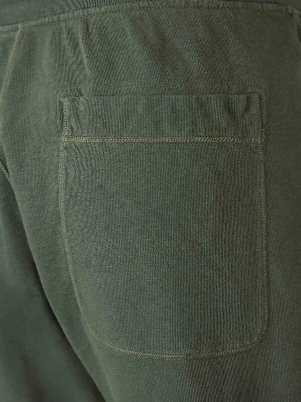 Stone Island Logo Patch Drawstring Bermuda Shorts