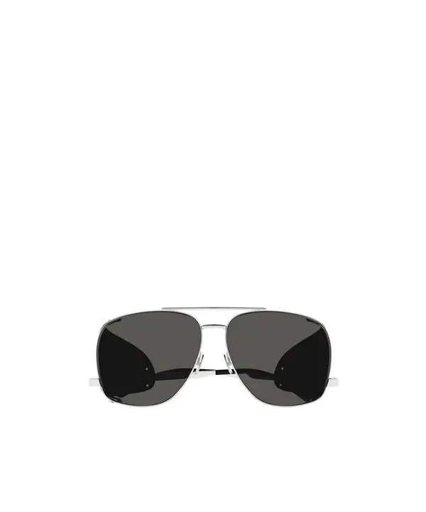 Saint Laurent Aviator Sunglasses With Logo Detail - Black