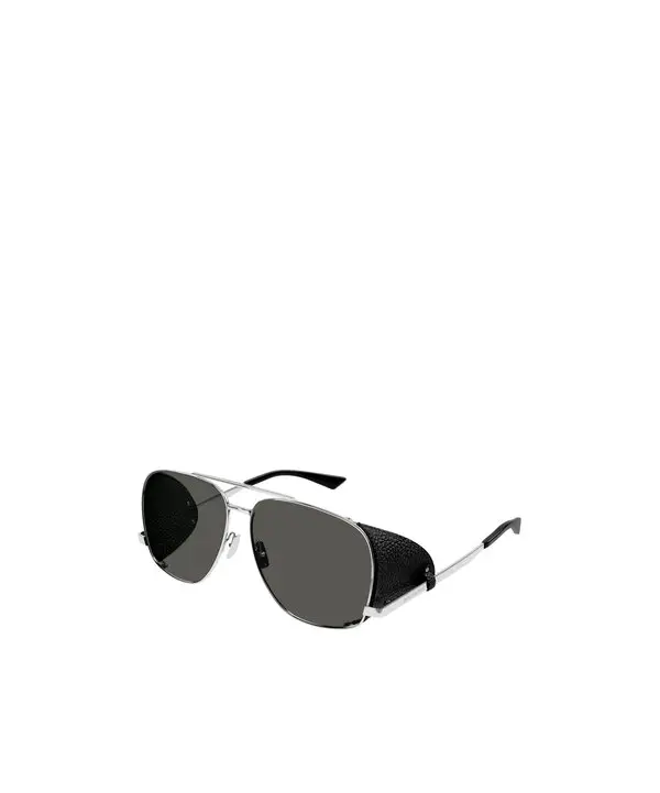 Saint Laurent Aviator Sunglasses With Logo Detail