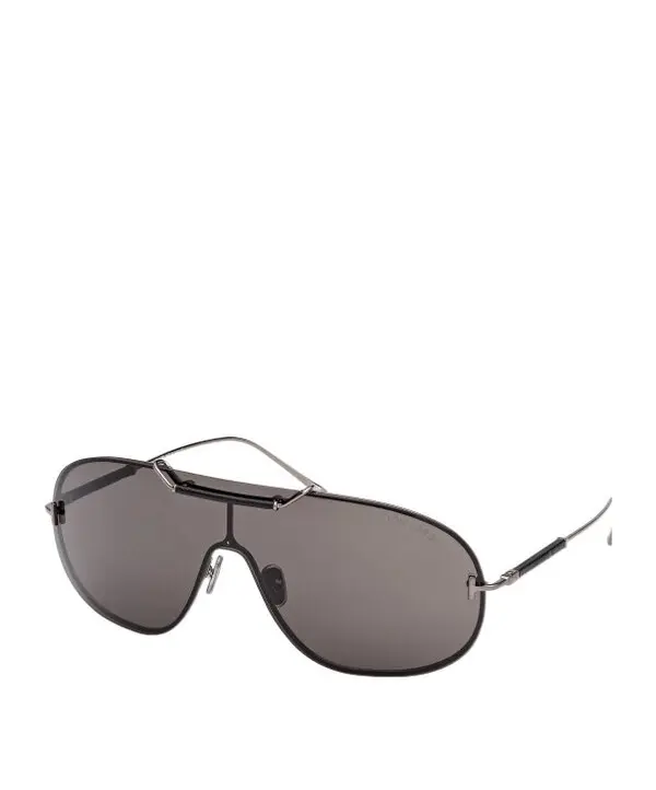 TOM FORD Shield-shaped Sunglasses - Gray
