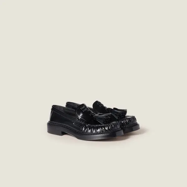 Miu Miu Tassel Detailed Loafers