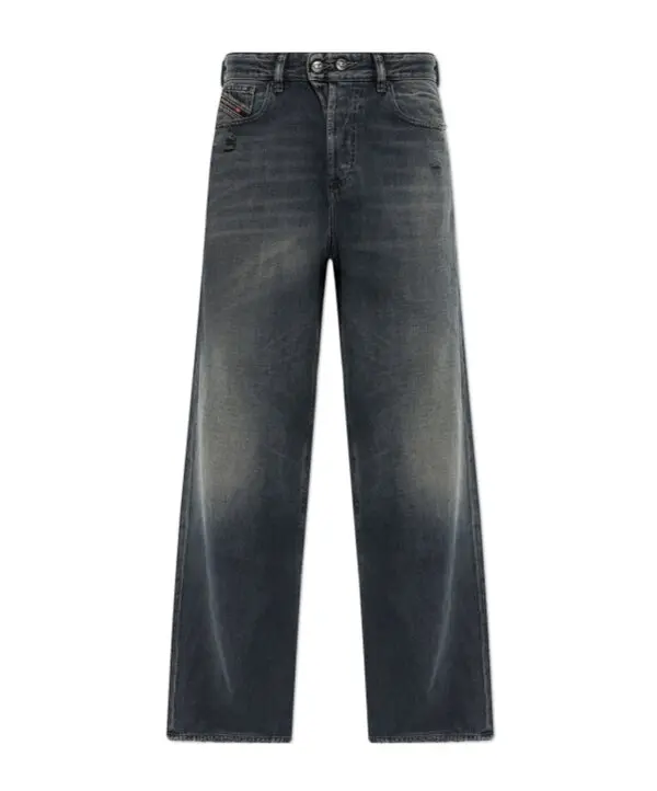 DIESEL® 1996 D-ssire Wide Leg Jeans - Black