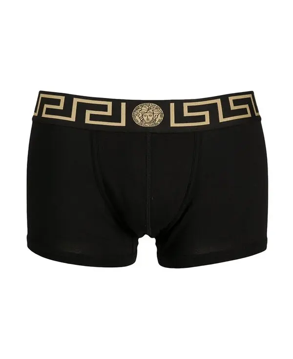 Versace Greca Border 2 Piece Trunks - White