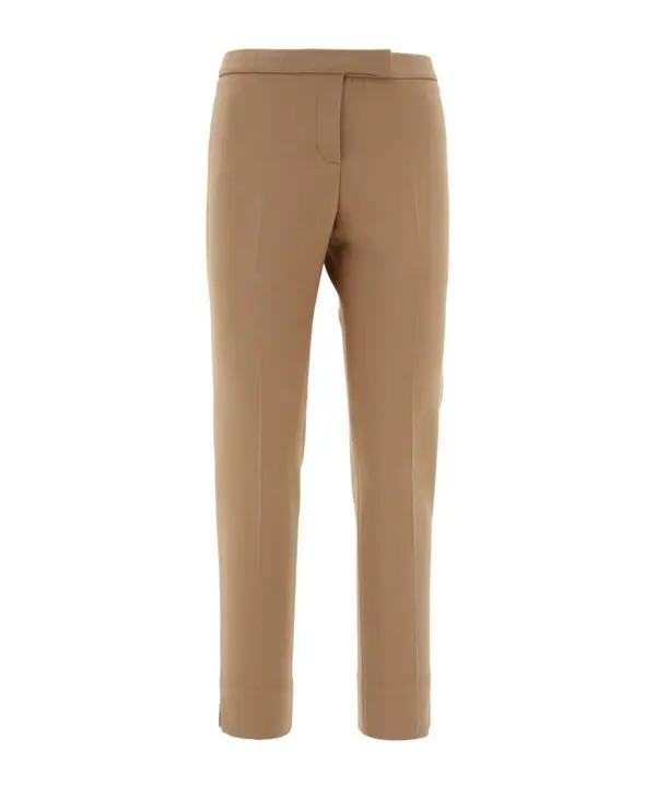 Peserico Cropped Slim Cut Trousers - Brown