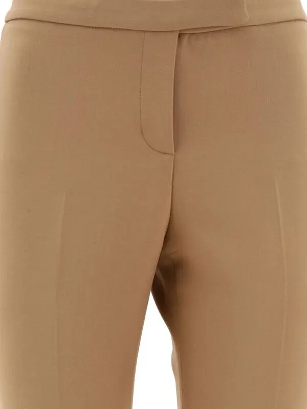 Peserico Cropped Slim Cut Trousers - Brown